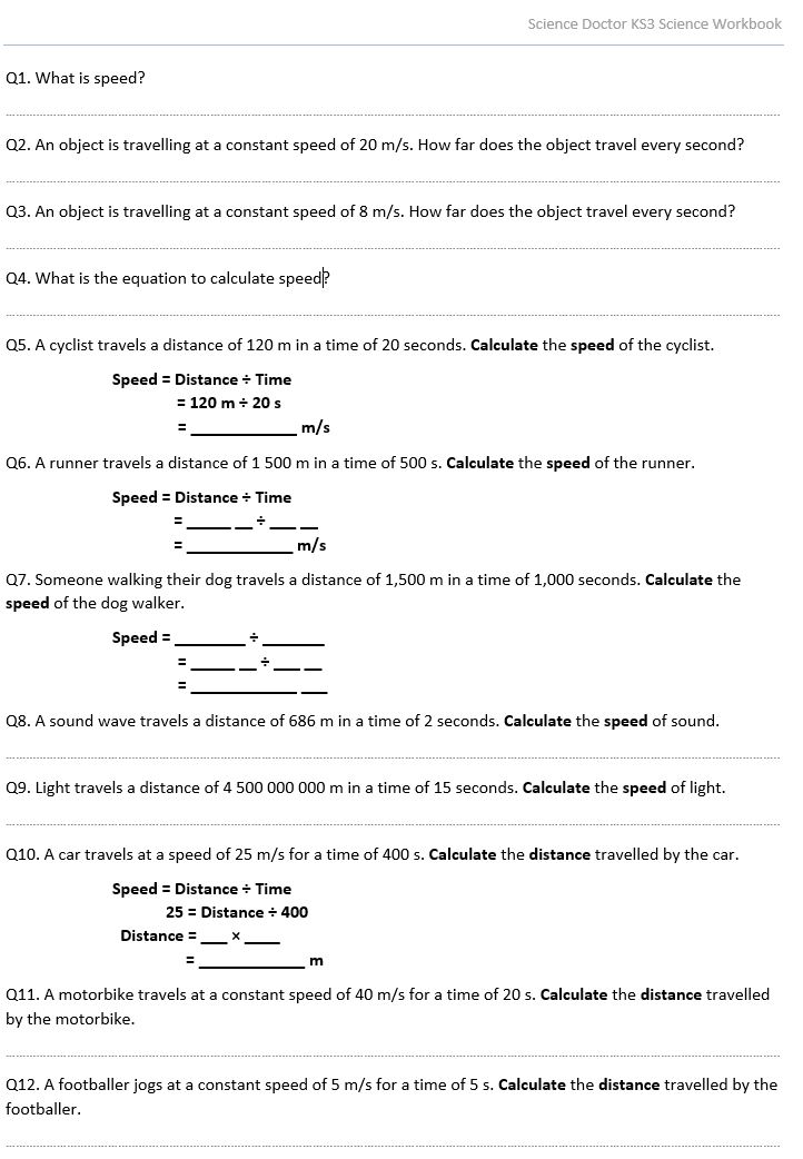 KS3 project – Science Doctor