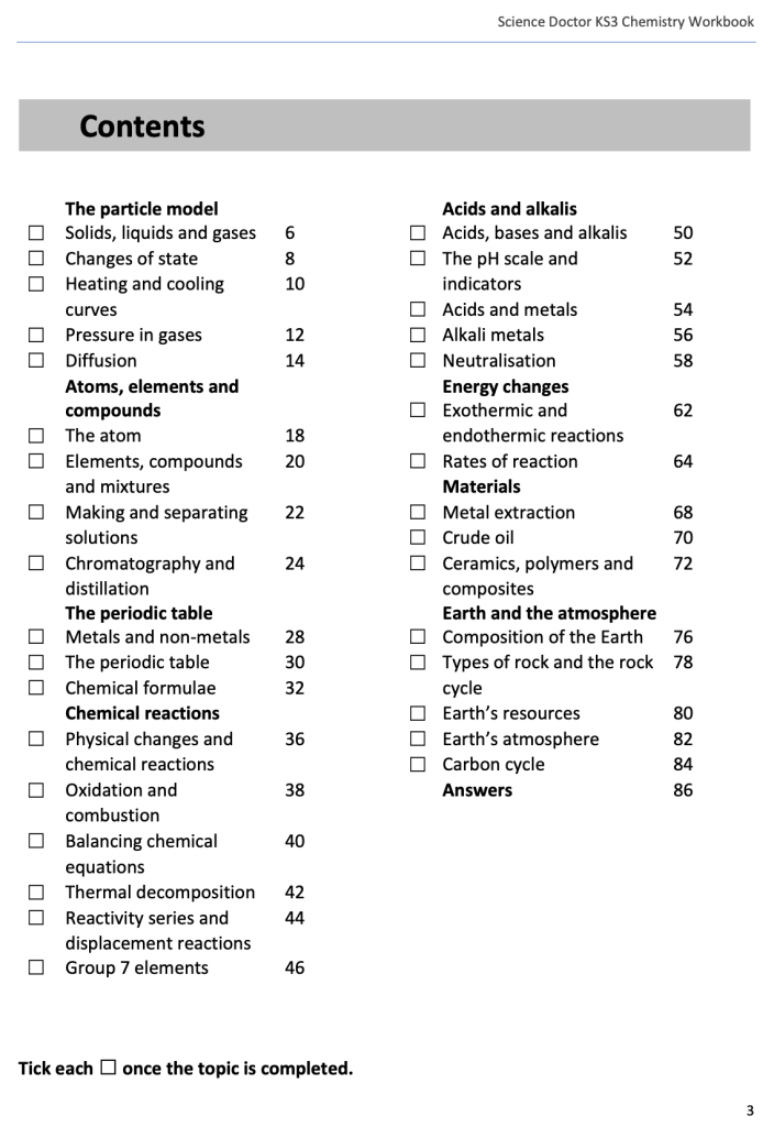 Science Doctor – Secondary school physics worksheets & science teaching ...